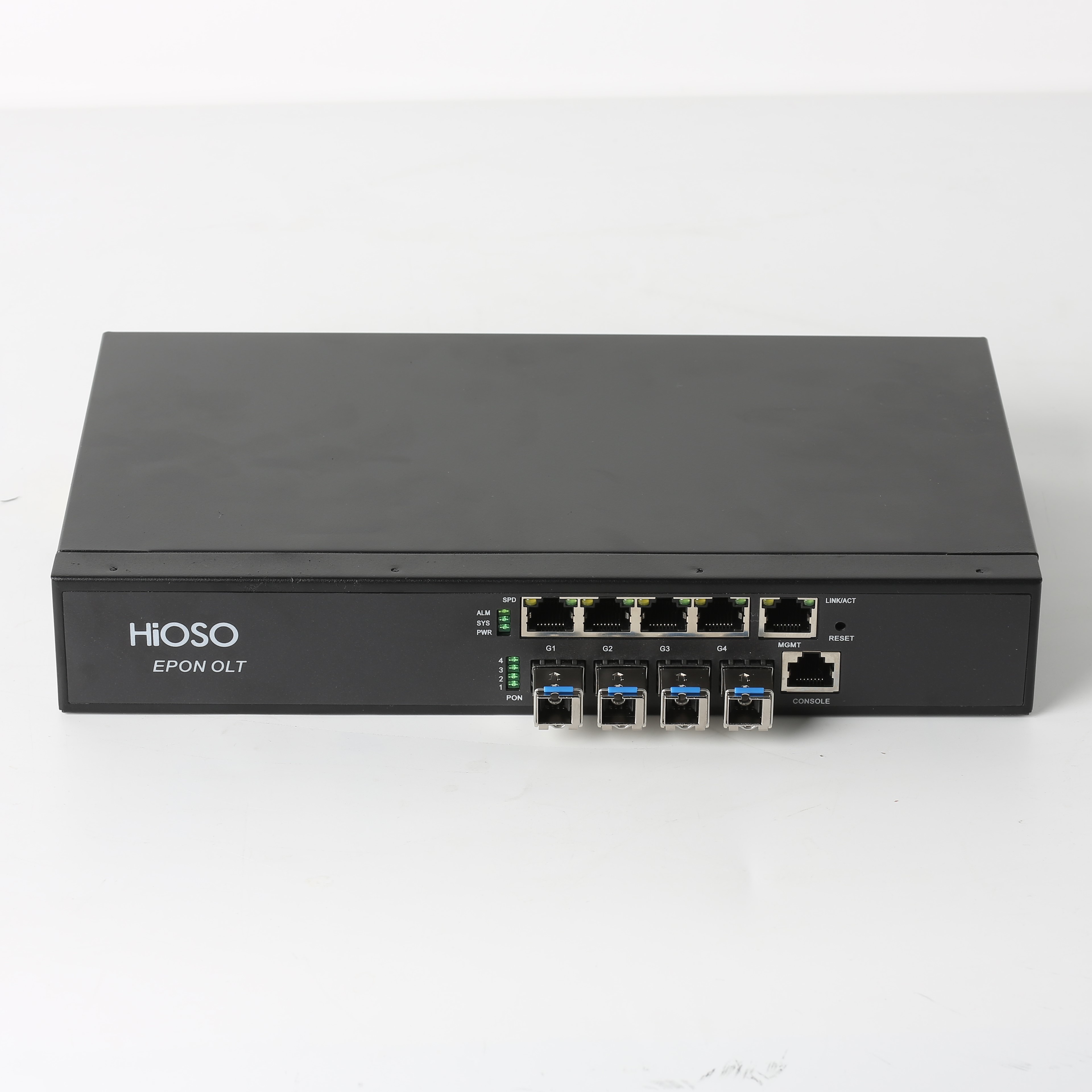 4 equipo HiOSO HA7004T de la fibra óptica de los puertos 1000M RJ45 ...